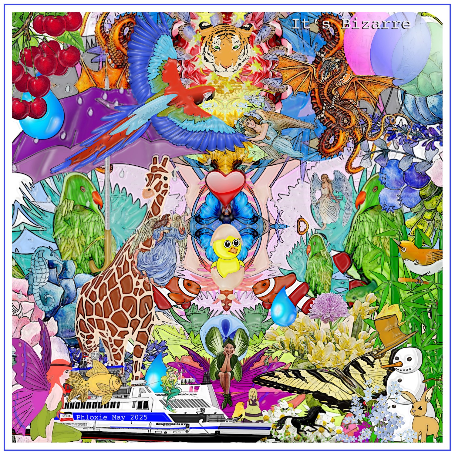 Solve It's Bizarre jigsaw puzzle online with 100 pieces