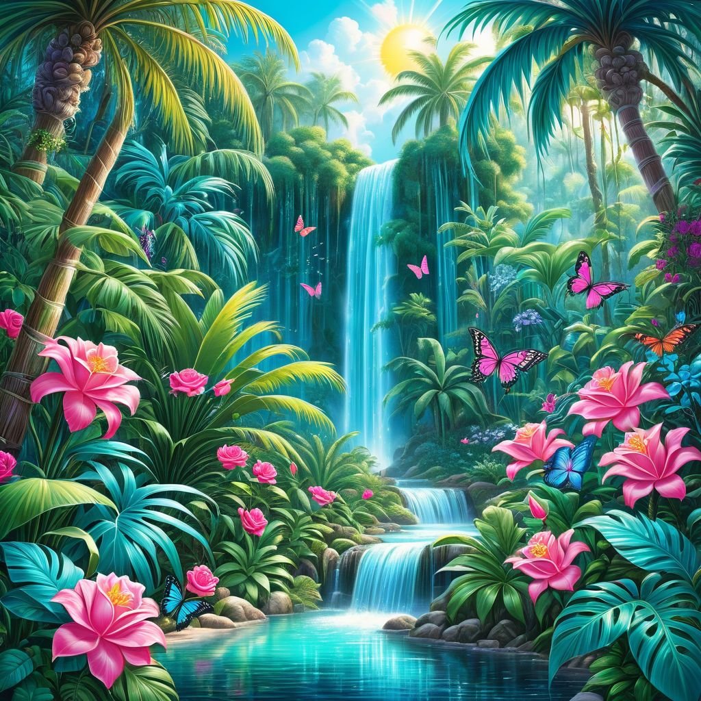 Solve puzzle - Waterfall jigsaw puzzle online with 81 pieces