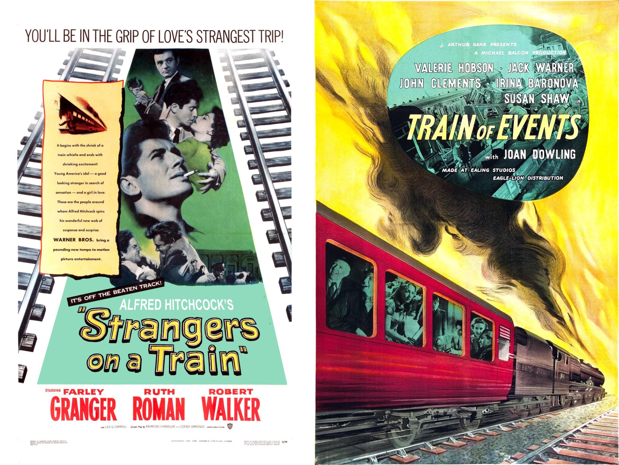 Solve Strangers on a Train ~ 1951 and Train of Events ~ 1949 jigsaw ...