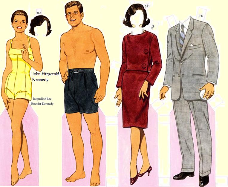 Solve Paper Dolls ~ President John F. Kennedy & First Lady Jackie ...