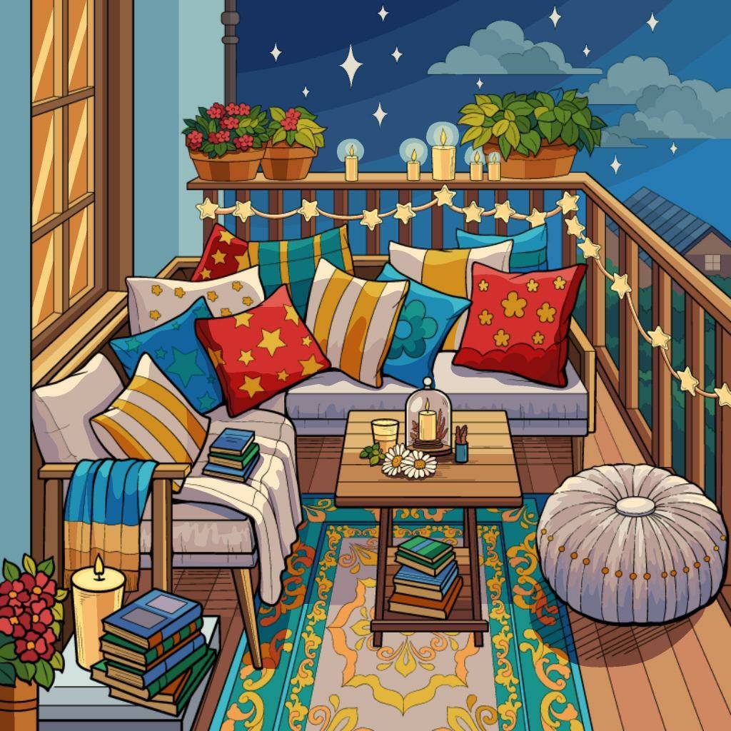 Solve 132 Paint by Number - The Return jigsaw puzzle online with 64 pieces