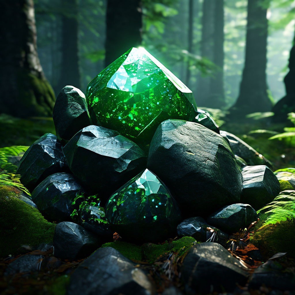 Solve Hidden Crystals jigsaw puzzle online with 9 pieces