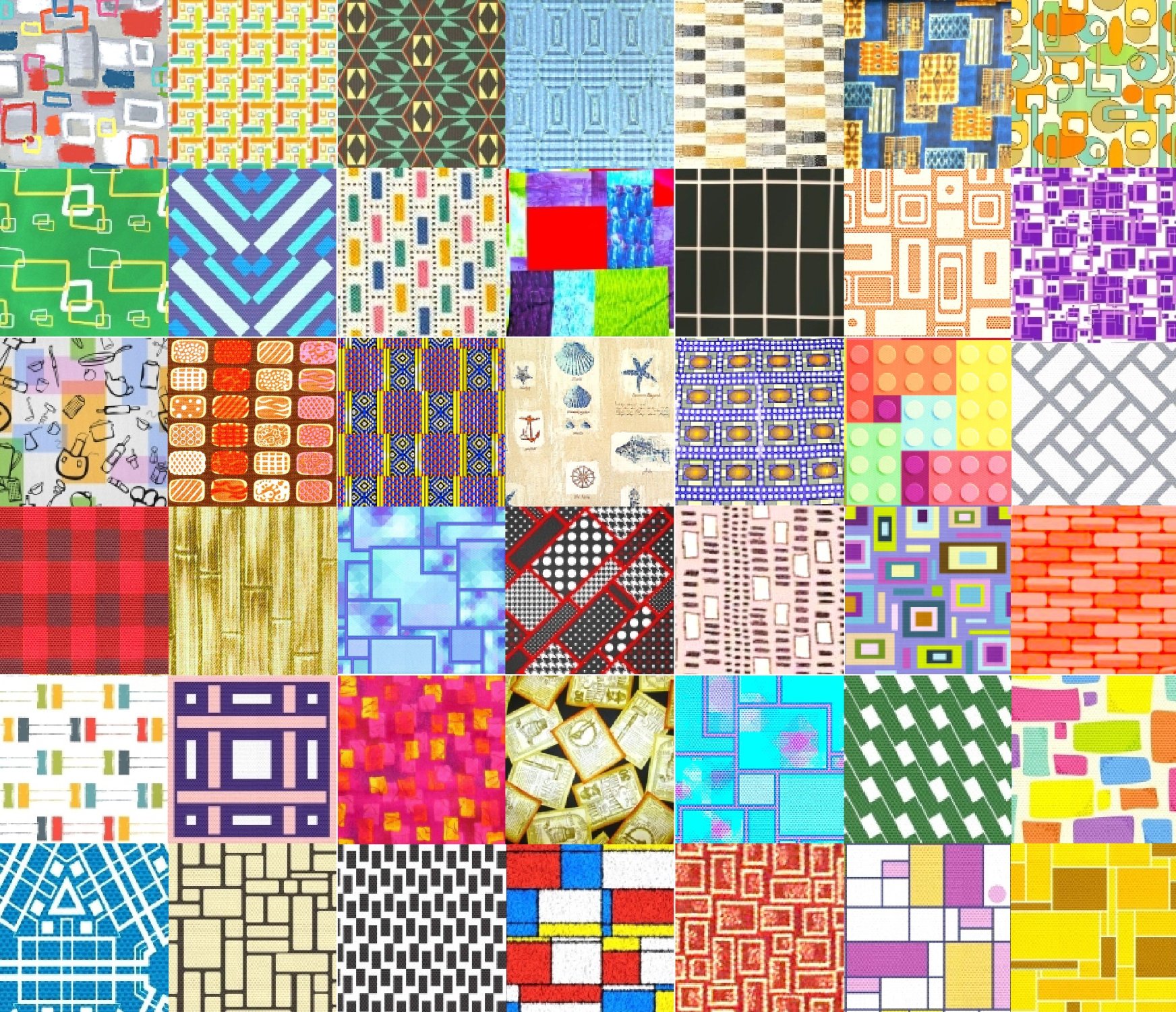 Solve PATCHWORK RECTANGLES 37 jigsaw puzzle online with 378 pieces