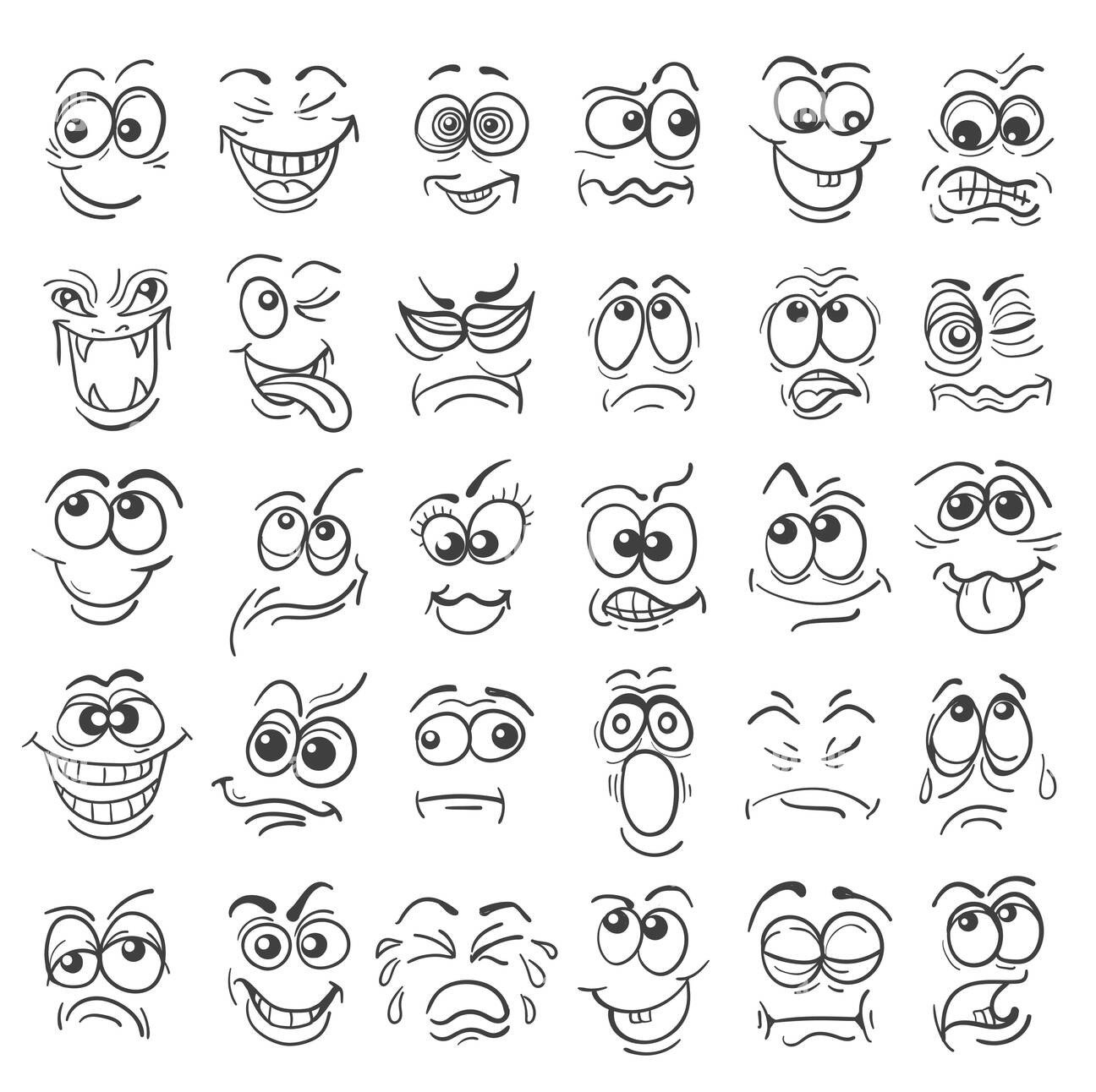Solve Goofy Faces jigsaw puzzle online with 100 pieces