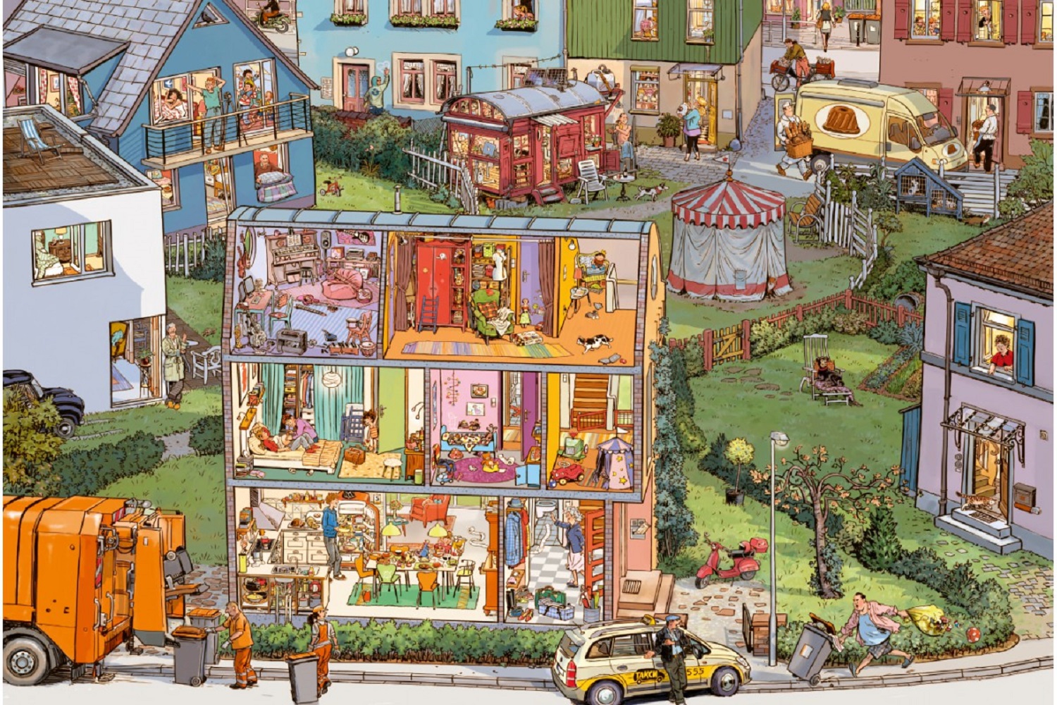 Solve neighborhood jigsaw puzzle online with 425 pieces