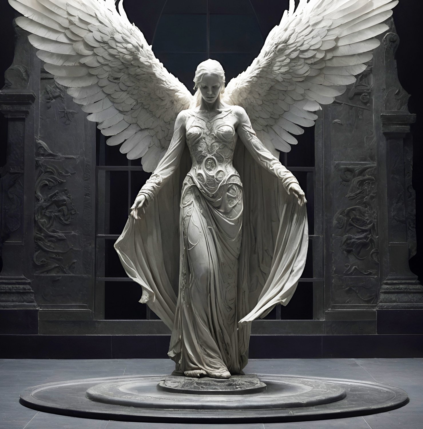 Solve Lucifer statue (the angel fallen from grace) jigsaw puzzle online ...
