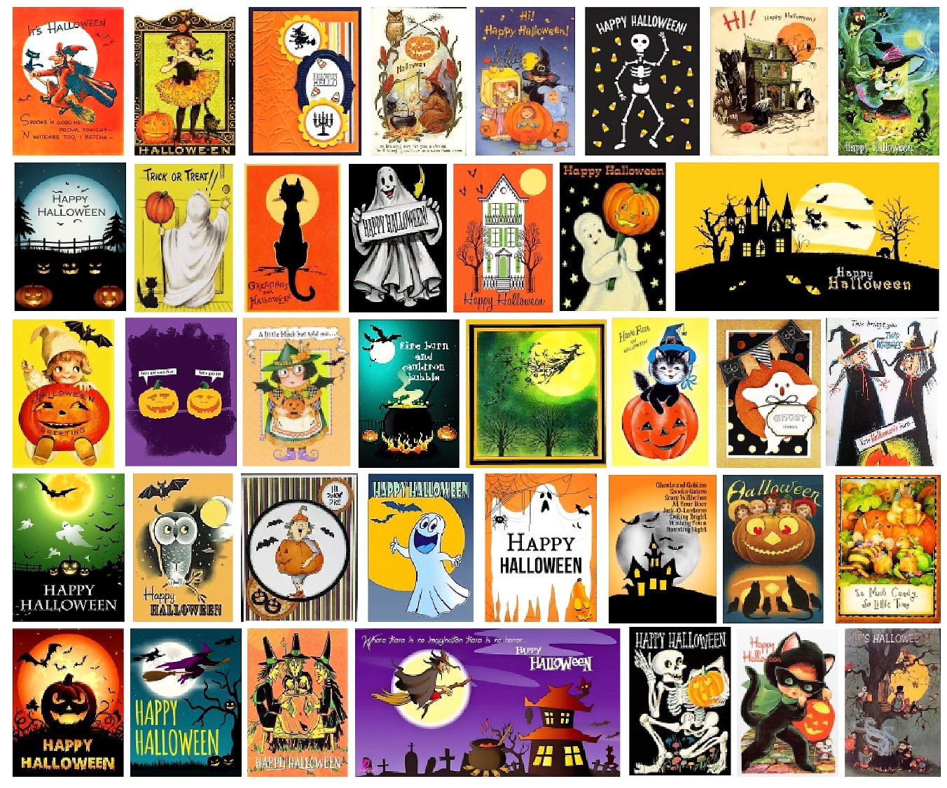 Solve HALLOWEEN GREETINGS jigsaw puzzle online with 12 pieces