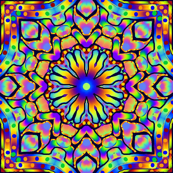 Solve kaleidoscope Design 320 jigsaw puzzle online with 16 pieces