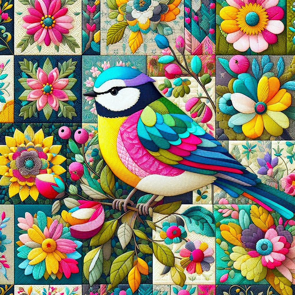 Solve Bird Pattern jigsaw puzzle online with 64 pieces