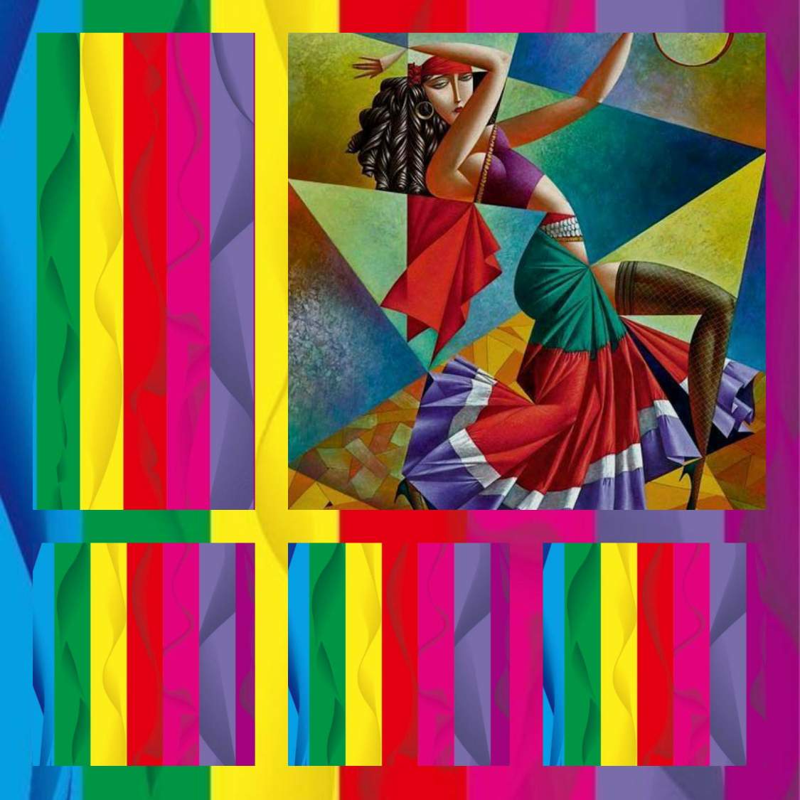 Solve THE DANCER jigsaw puzzle online with 81 pieces