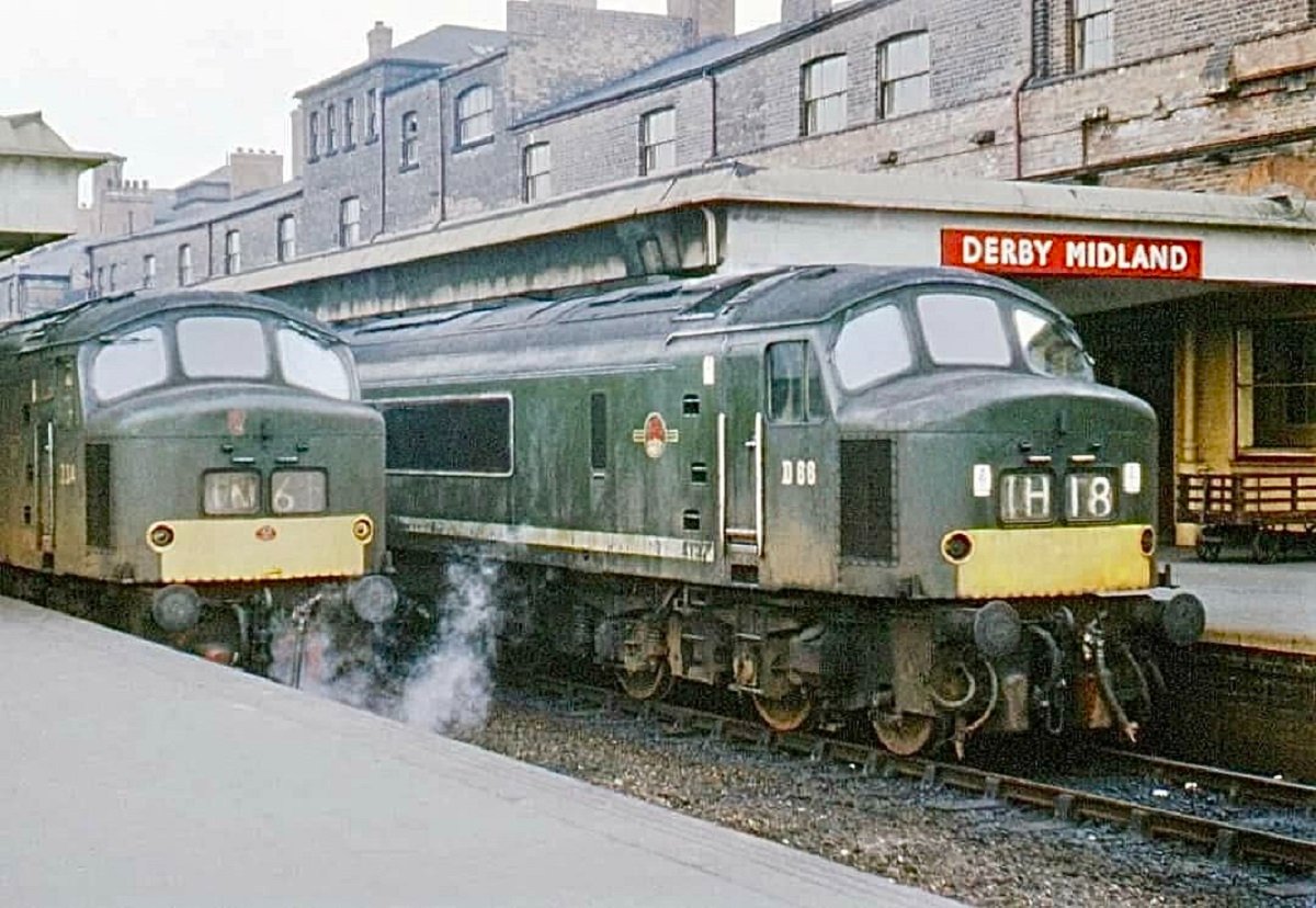 Solve BR Class 45s D34 and D88 at Derby Midland. jigsaw puzzle online ...