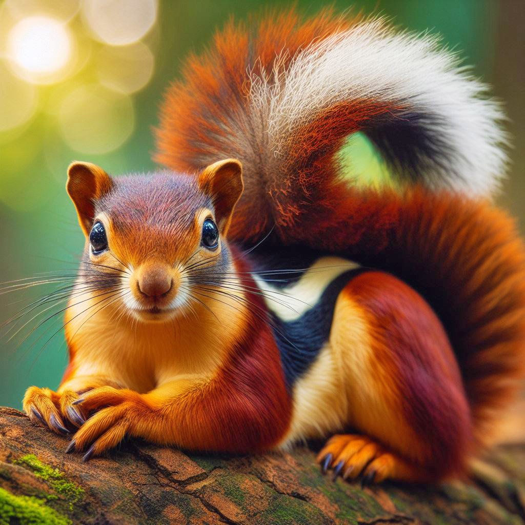 Solve beautiful squirrel Mabel jigsaw puzzle online with 64 pieces