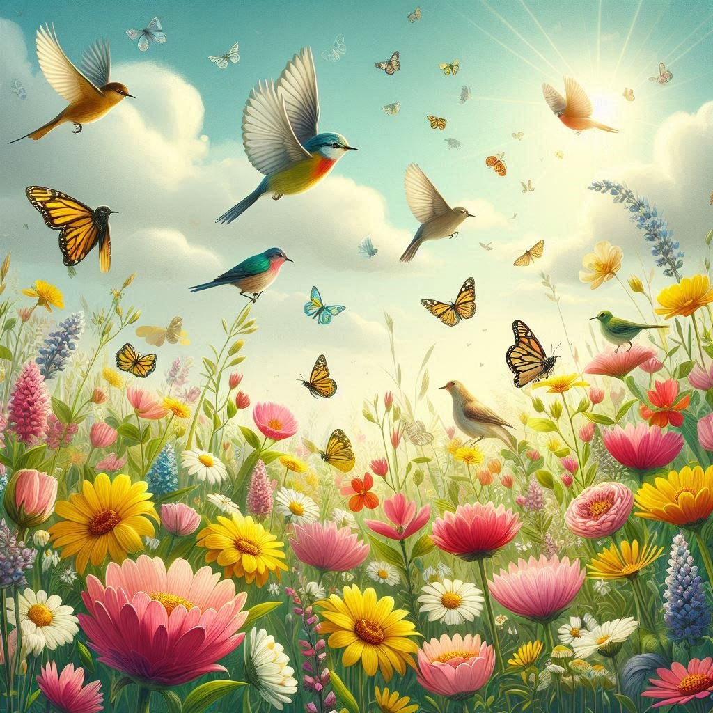 Solve Spring jigsaw puzzle online with 49 pieces