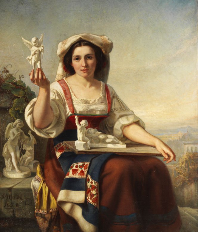 Solve Italienische Amoretten Verkäuferin (Italian amorettes saleswoman ...