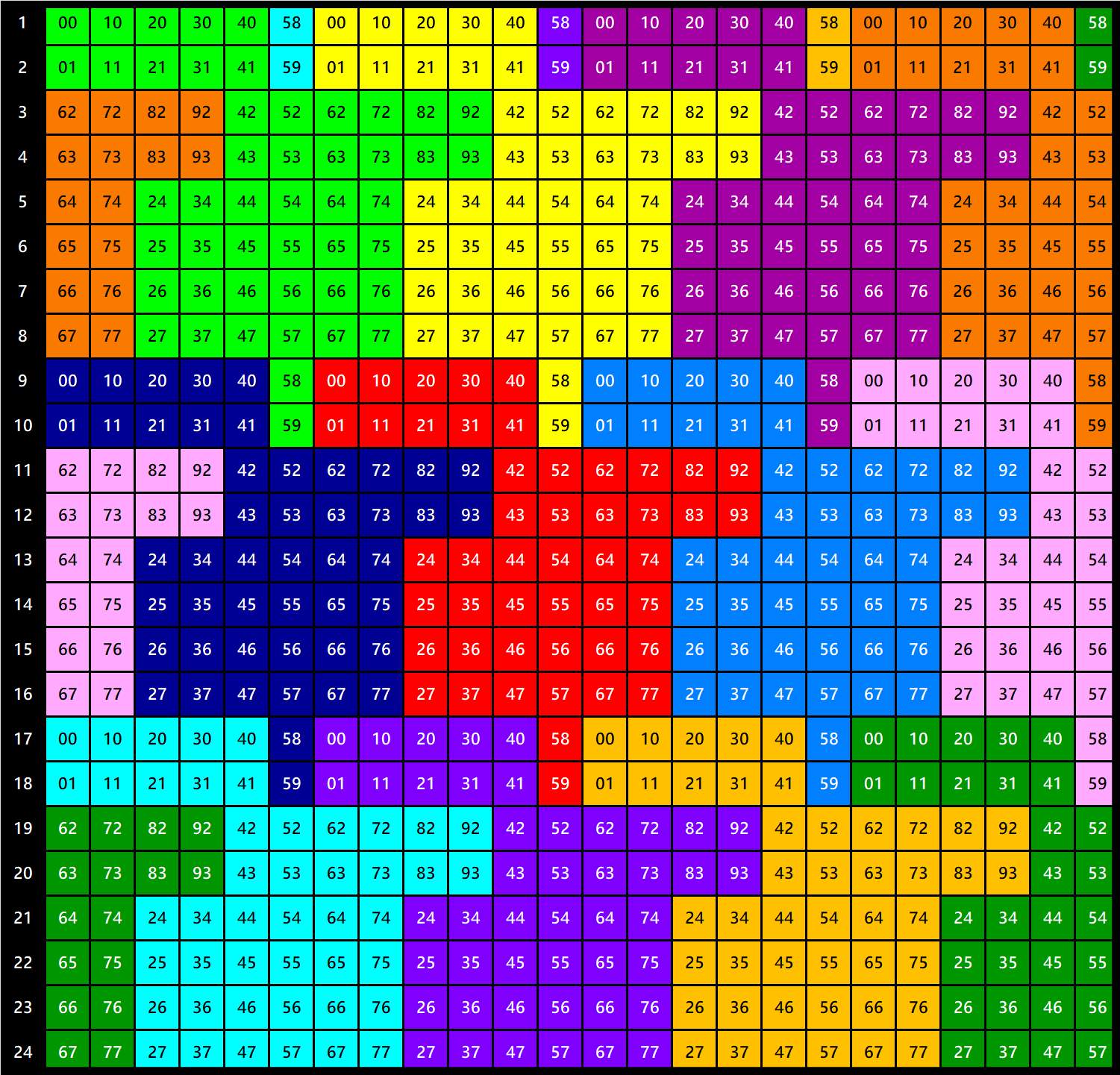 Solve Number 1250 tessellation 600 jigsaw puzzle online with 600 pieces