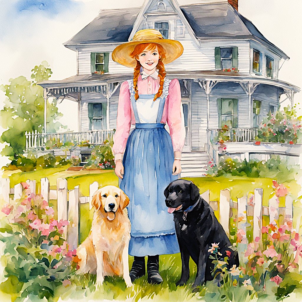 Solve Betsy with Daisy and Duke jigsaw puzzle online with 100 pieces