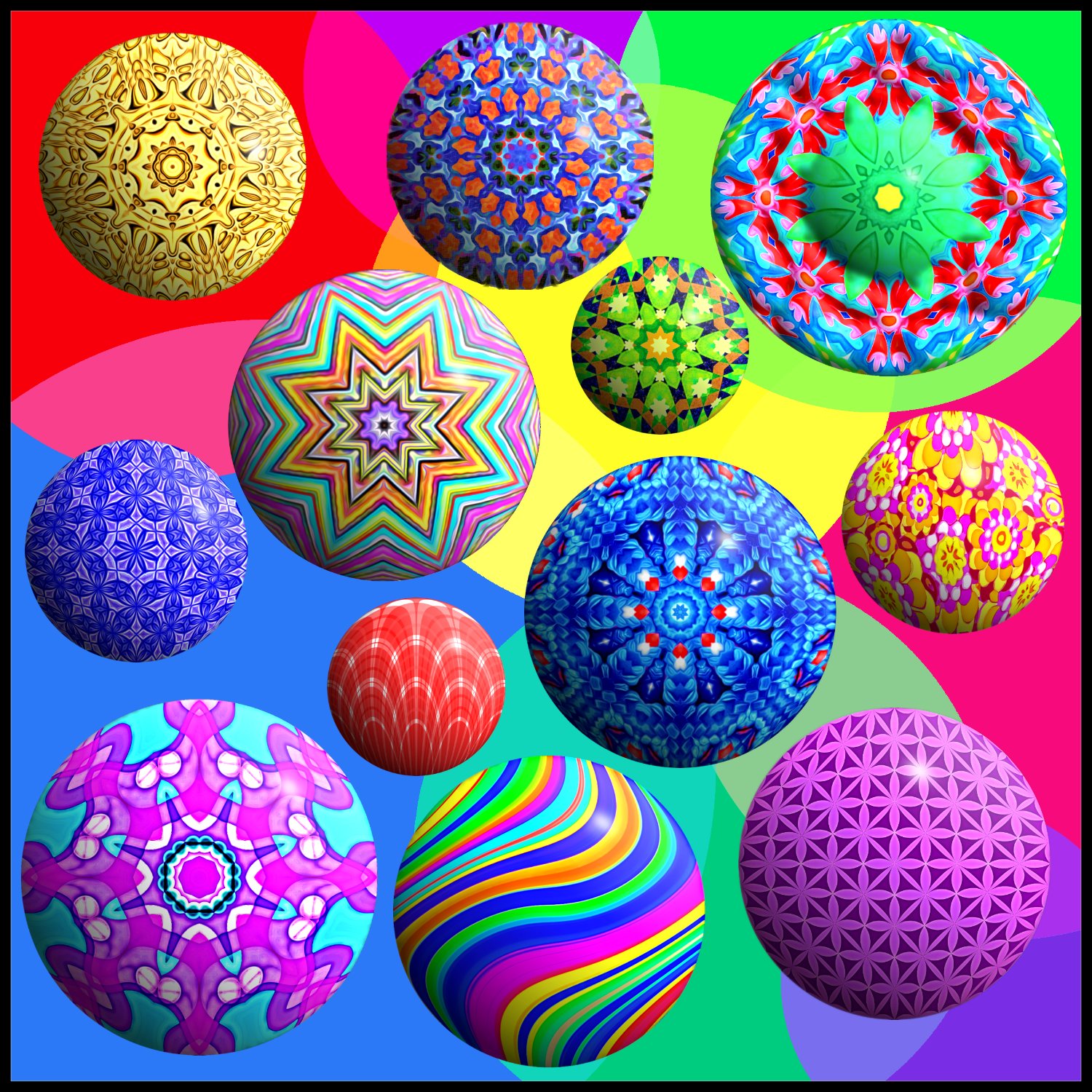 Solve Circles 2 jigsaw puzzle online with 100 pieces