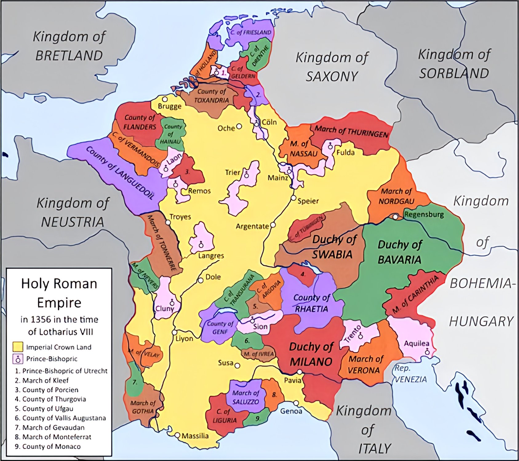 Solve Holy Roman Empire jigsaw puzzle online with 399 pieces
