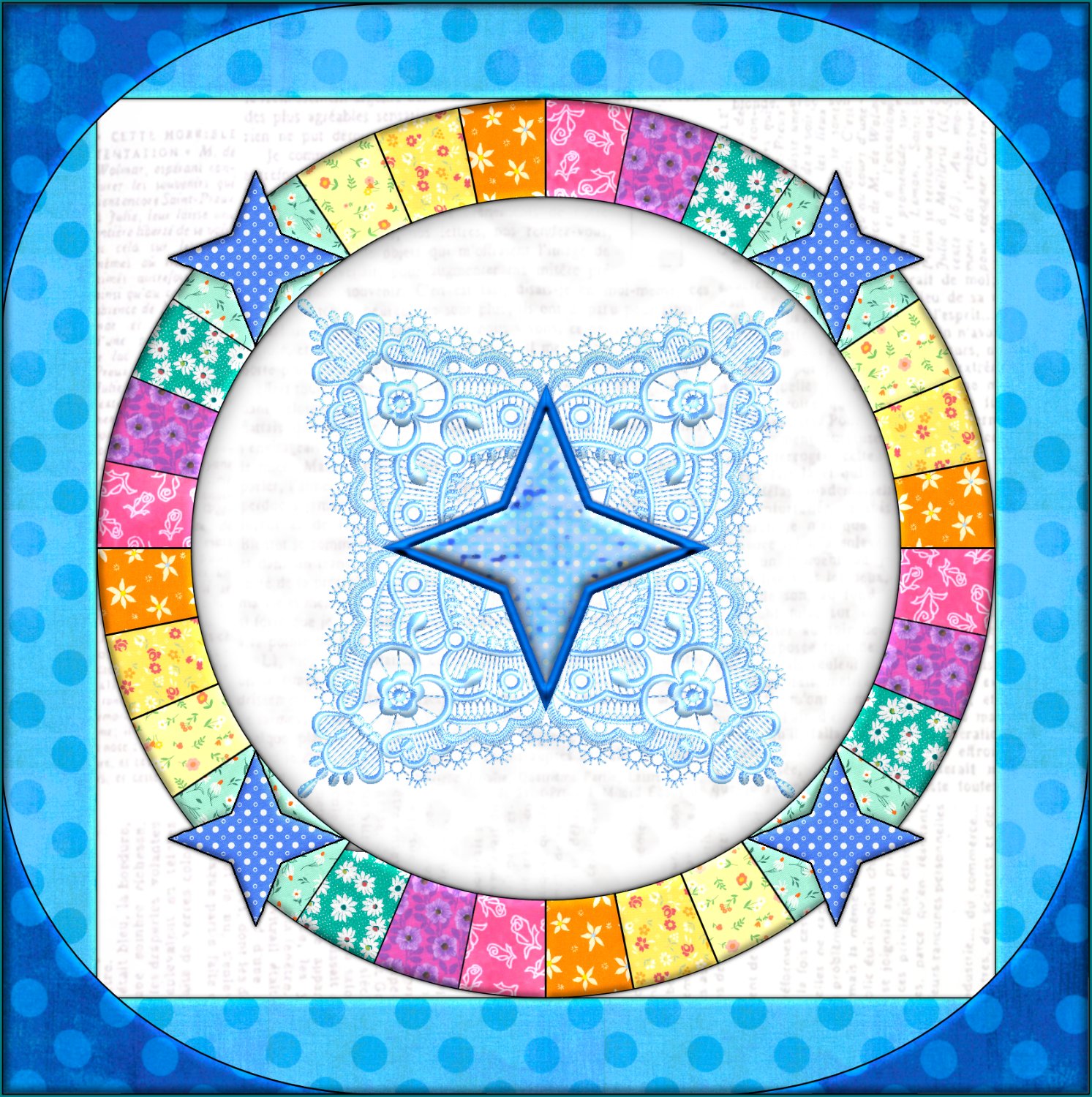 Solve Geometry Class ~ The Four Point Star jigsaw puzzle online with ...