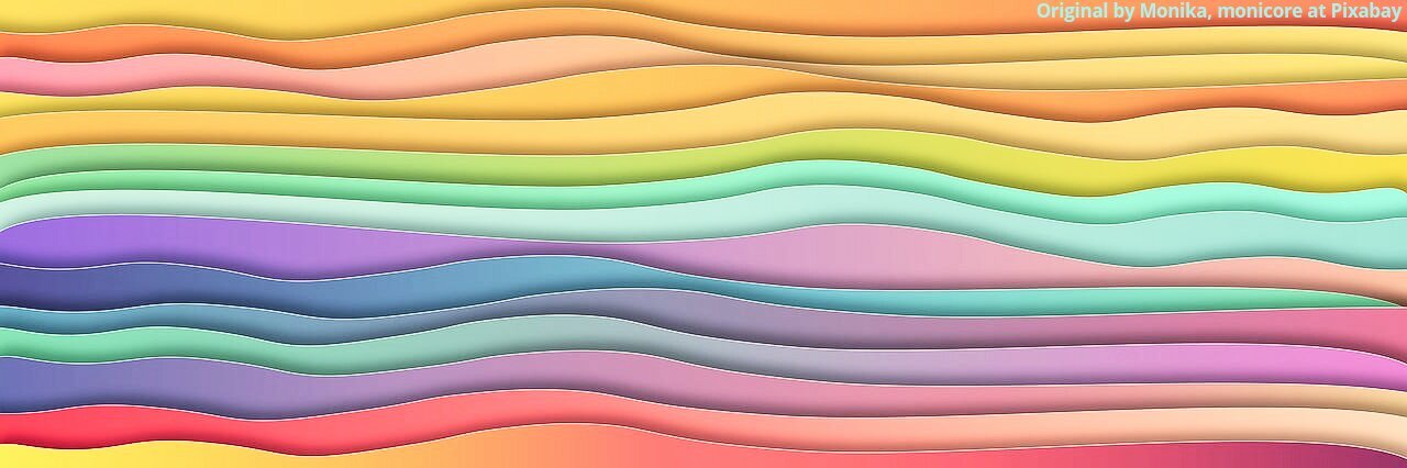 Solve Saturday pastel waves jigsaw puzzle online with 102 pieces