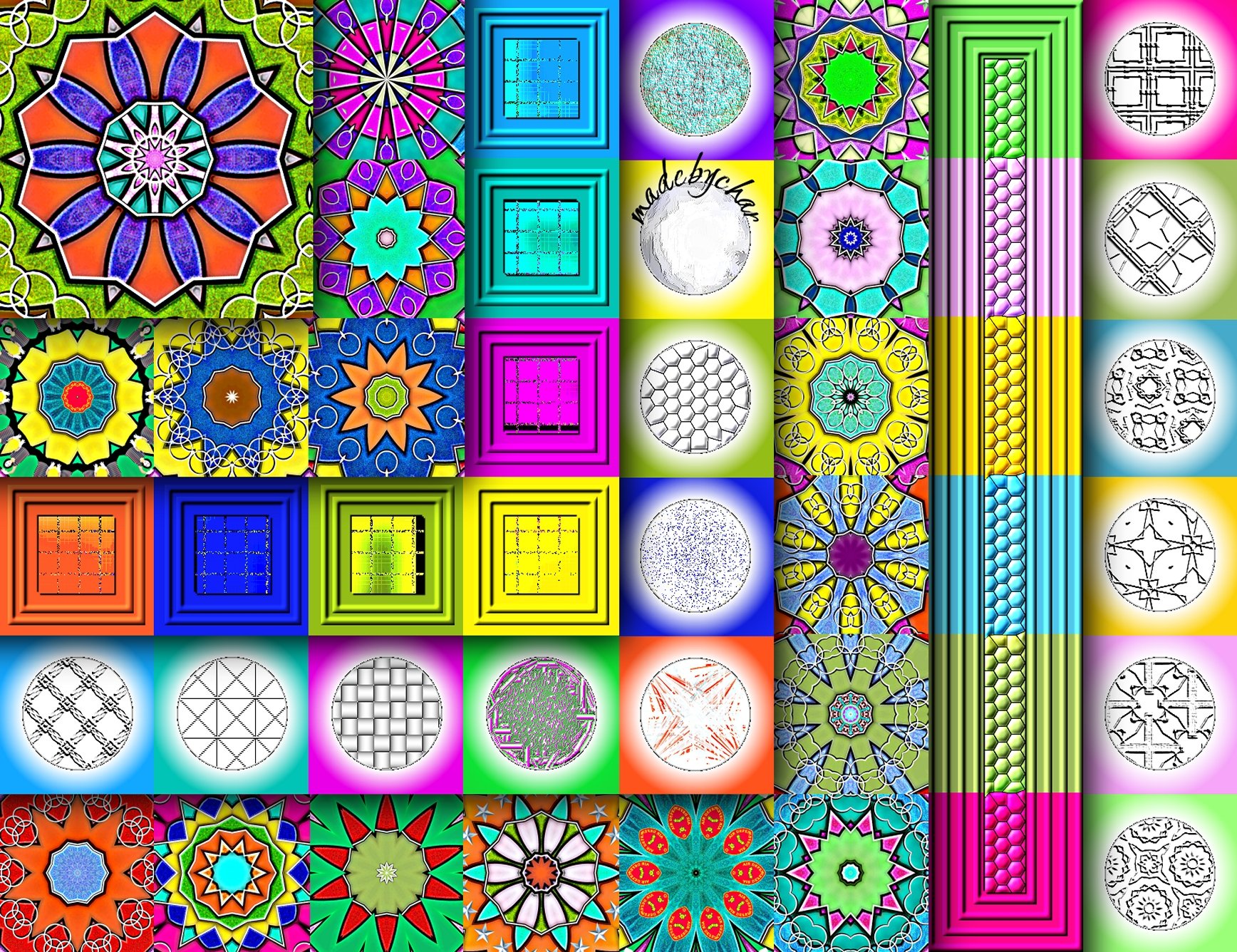 Solve So many Squares... jigsaw puzzle online with 99 pieces