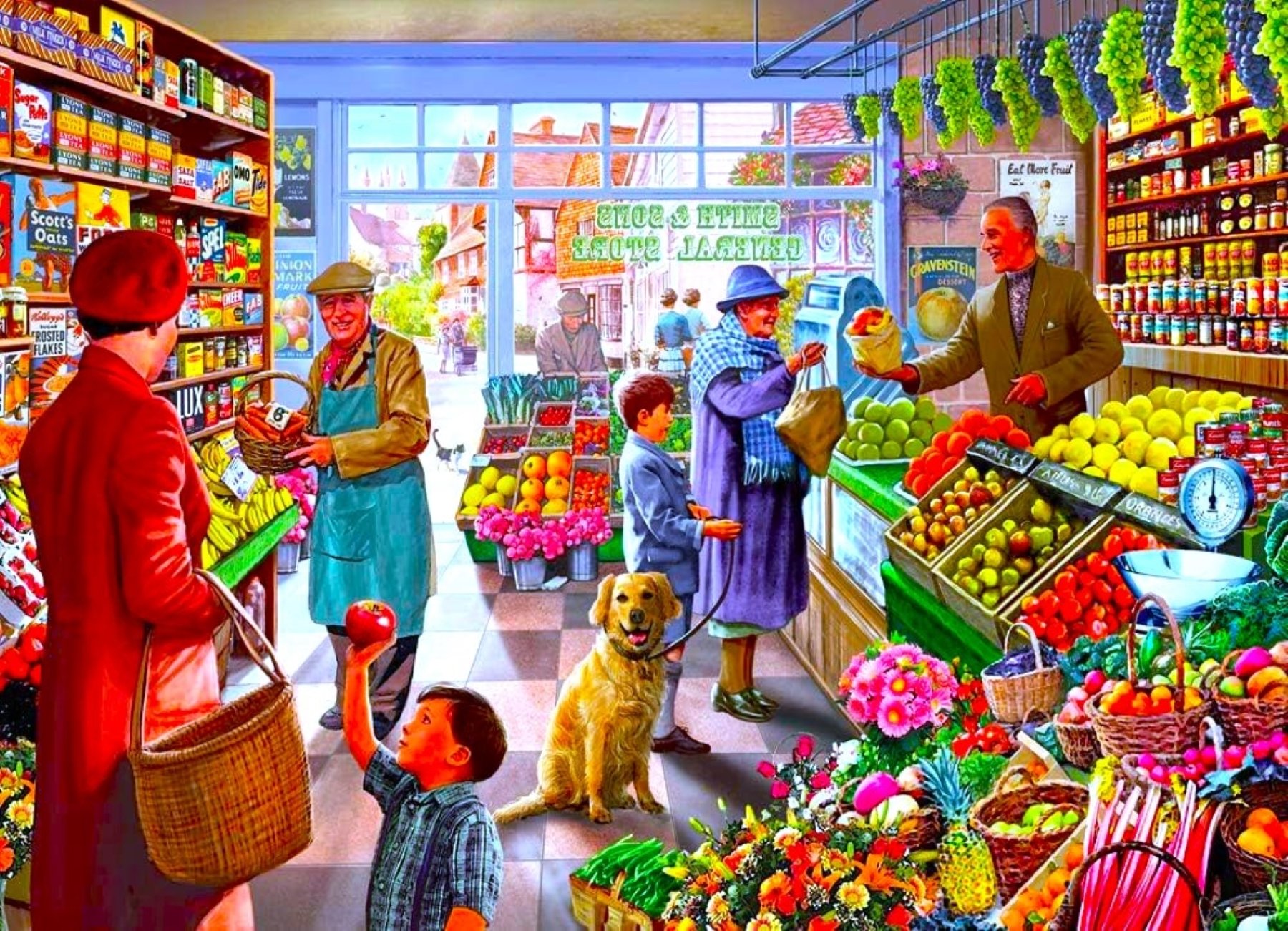 Solve Country Store jigsaw puzzle online with 352 pieces