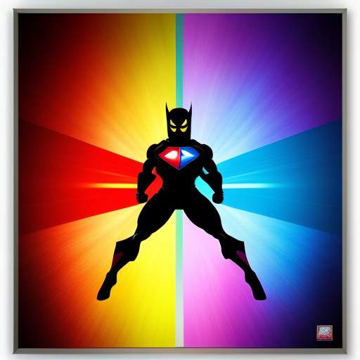 Jigsaw Puzzle | Rainbow Superhero | 49 pieces | Jigidi