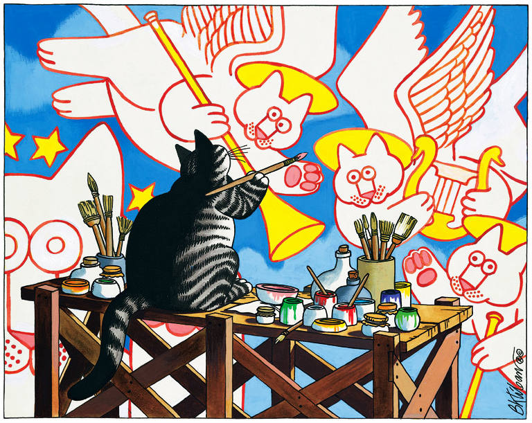 Solve by Kliban jigsaw puzzle online with 99 pieces