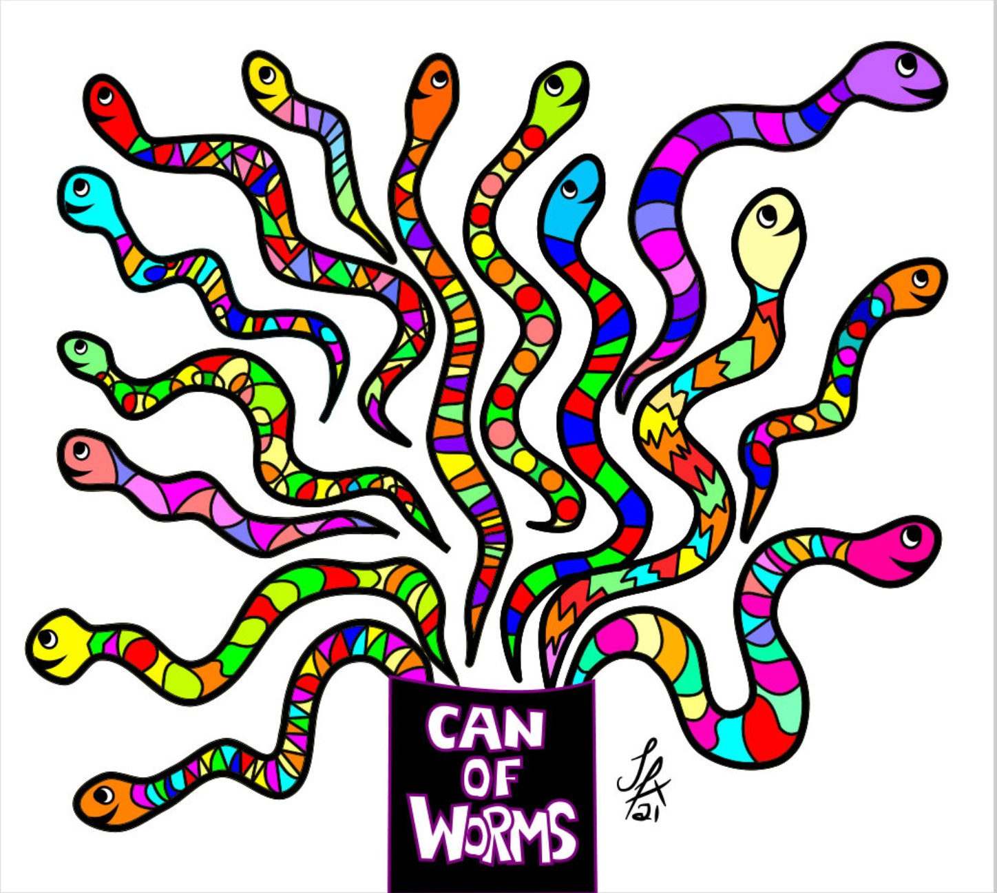 Solve Do you Dare Open this Can of Worms? jigsaw puzzle online with 156 ...