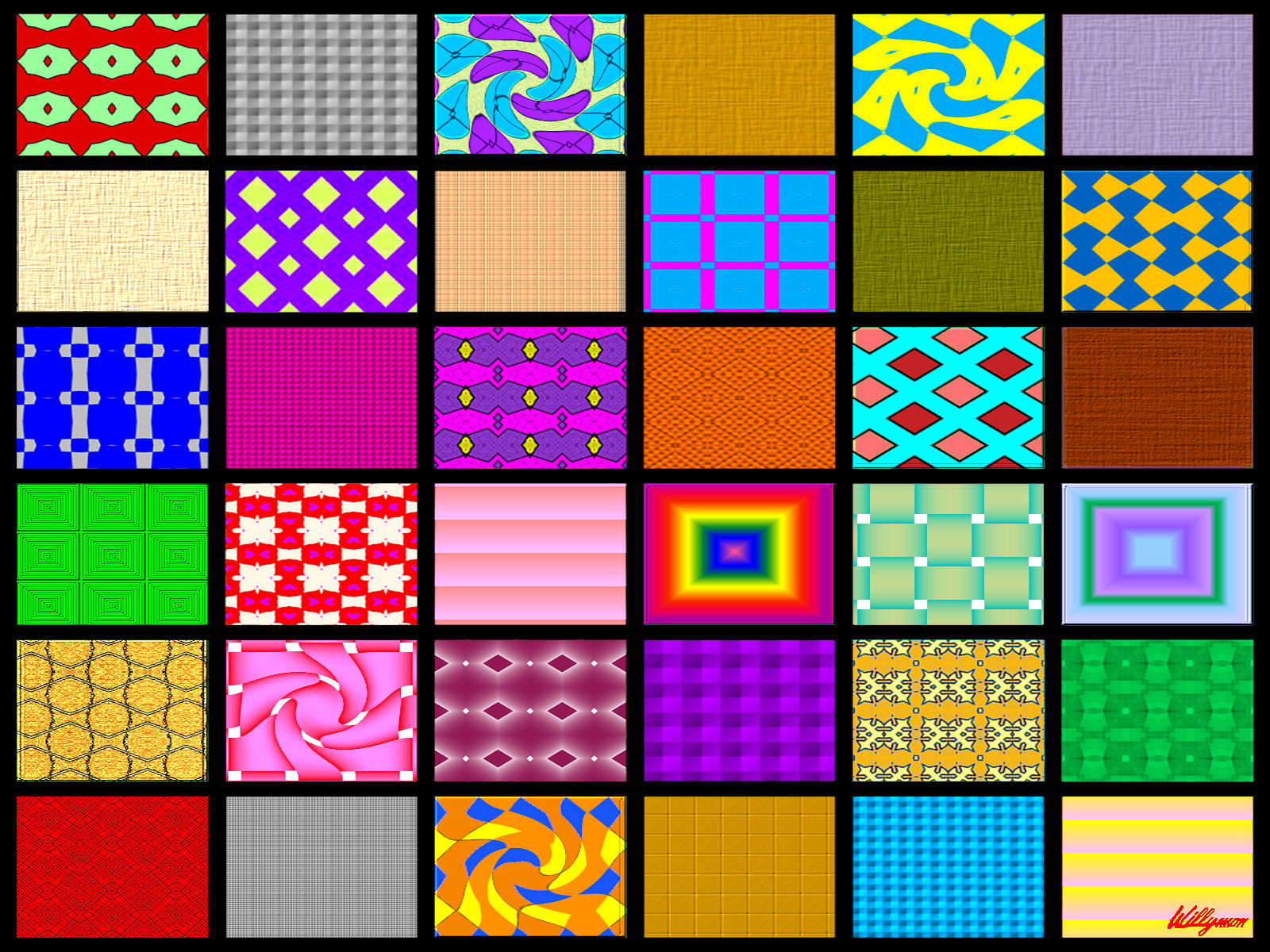 Solve *textures & patterns jigsaw puzzle online with 252 pieces