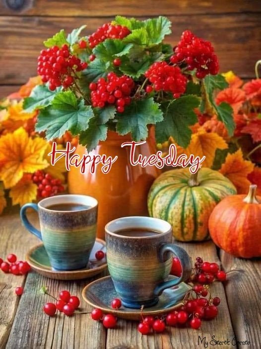 Jigsaw Puzzle | 63 pieces | Good Morning - Happy Tuesday! | Jigidi