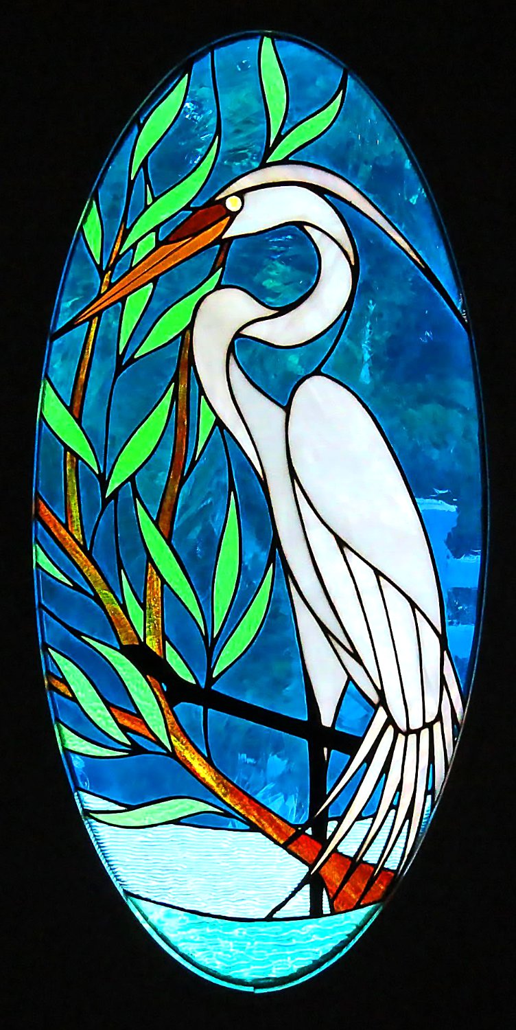 Solve Egret jigsaw puzzle online with 120 pieces