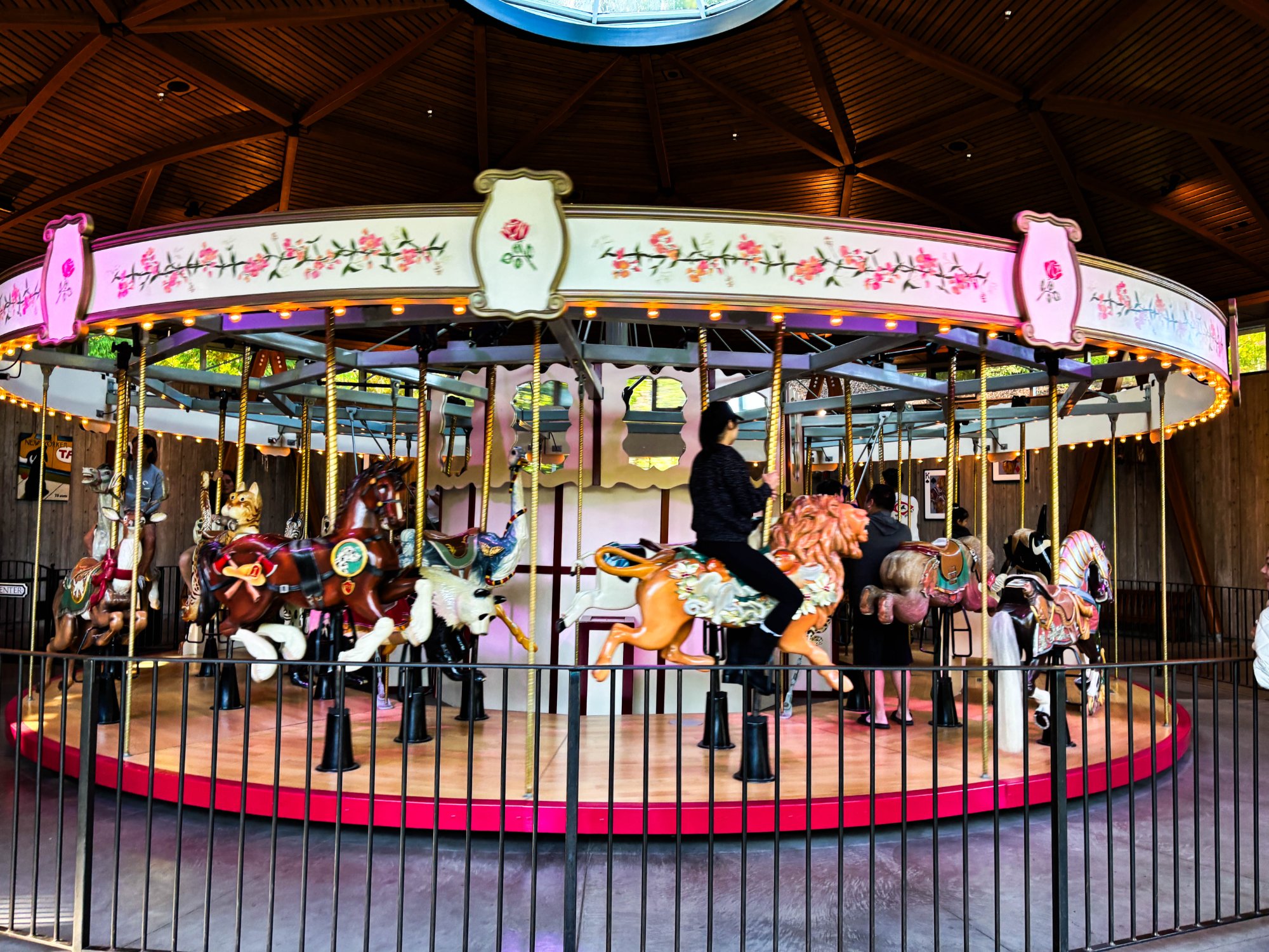 Solve The Butchart Gardens merry-go-round is a favorite attraction for the young and the young ...