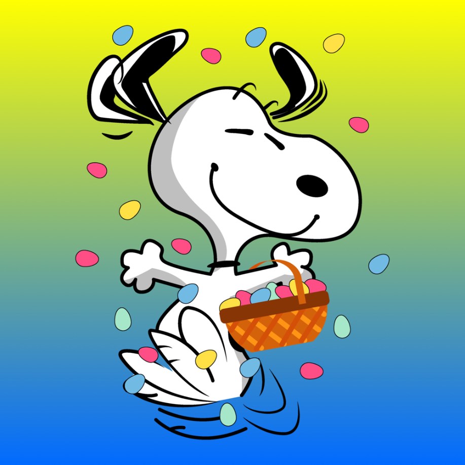Solve Snoopy Easter jigsaw puzzle online with 16 pieces