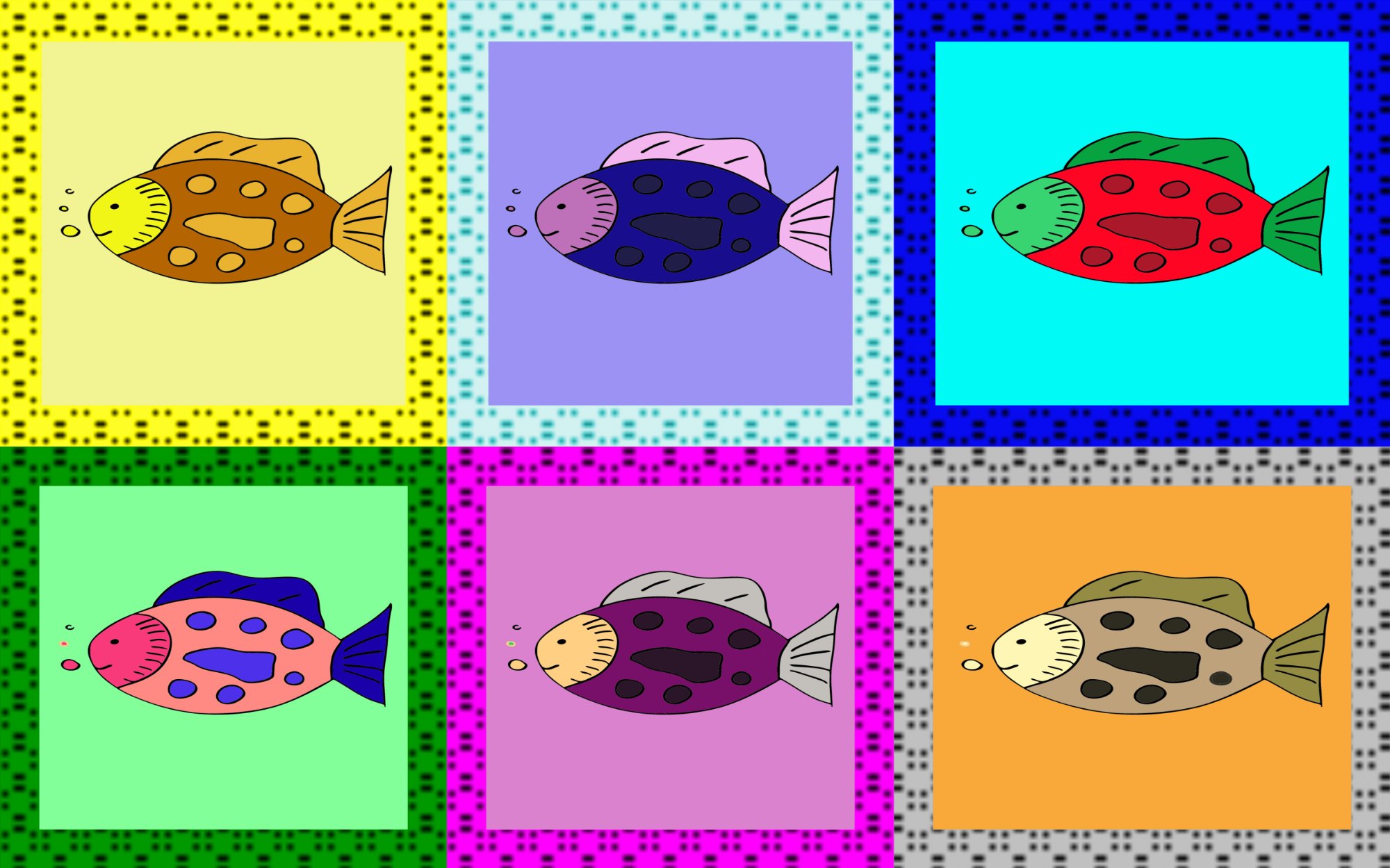 Solve fish mosaic jigsaw puzzle online with 360 pieces Solve fish mosaic jigsaw puzzle online with 360 pieces
