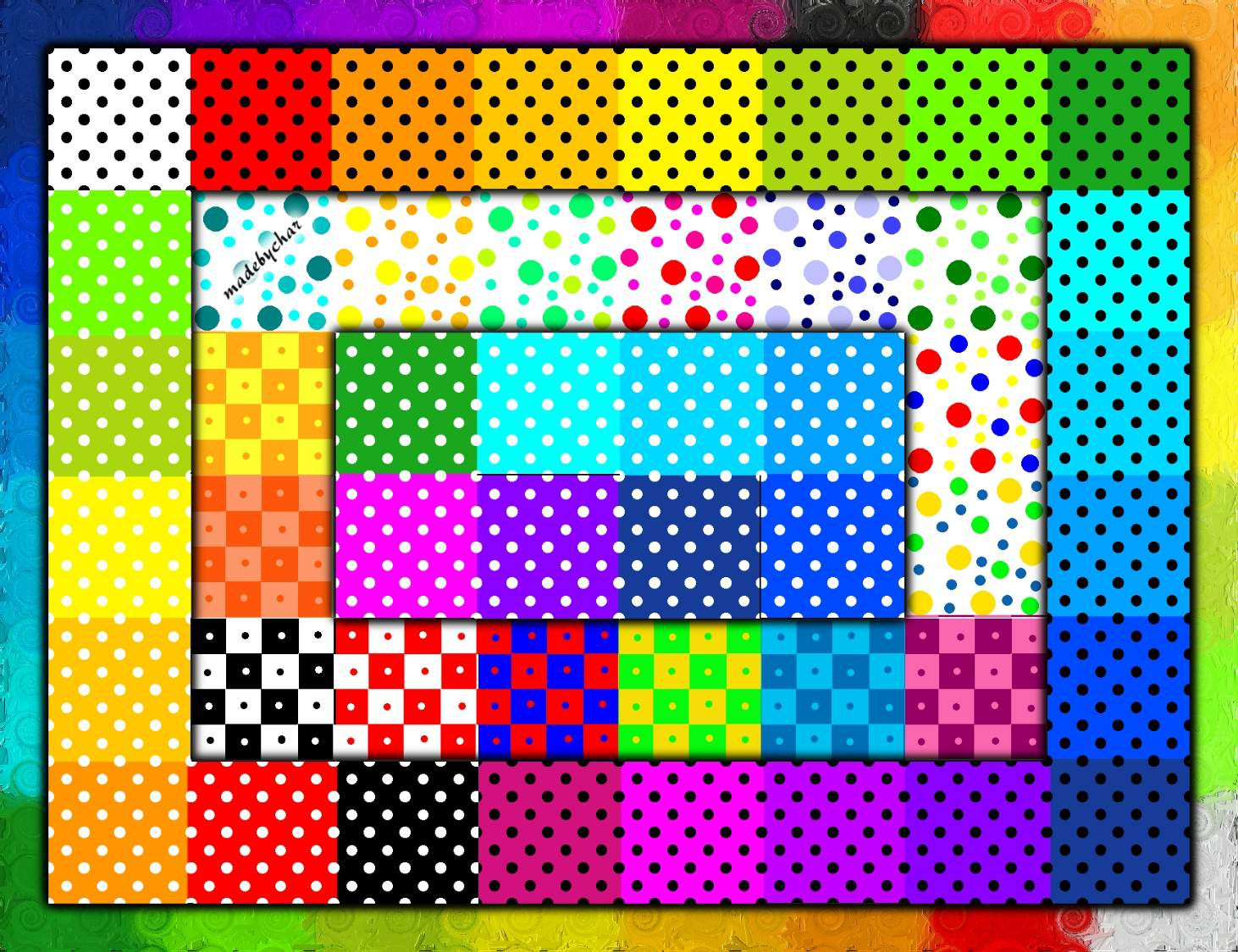 Solve Lots o' dots... jigsaw puzzle online with 99 pieces