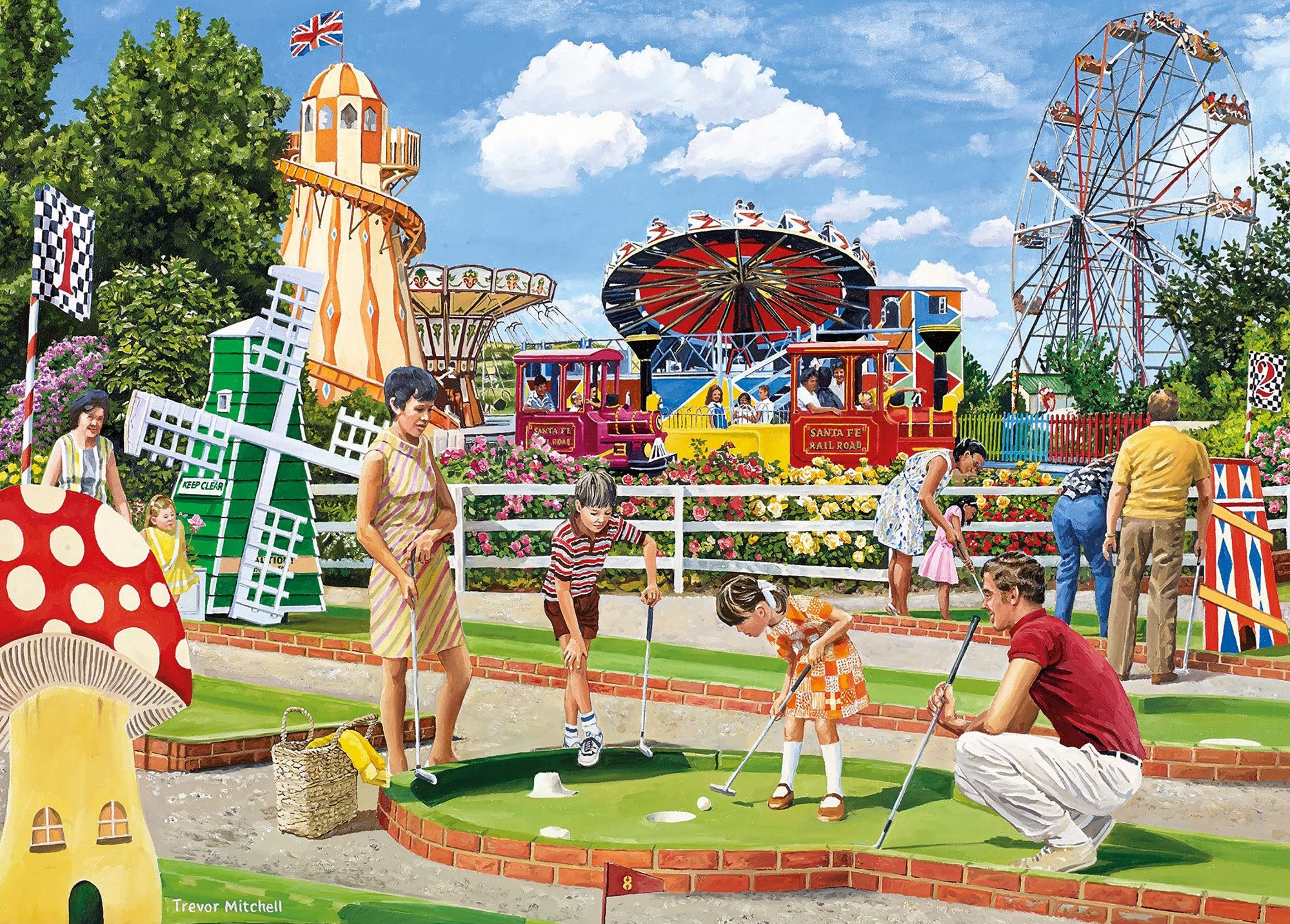Solve Crazy Golf jigsaw puzzle online with 352 pieces