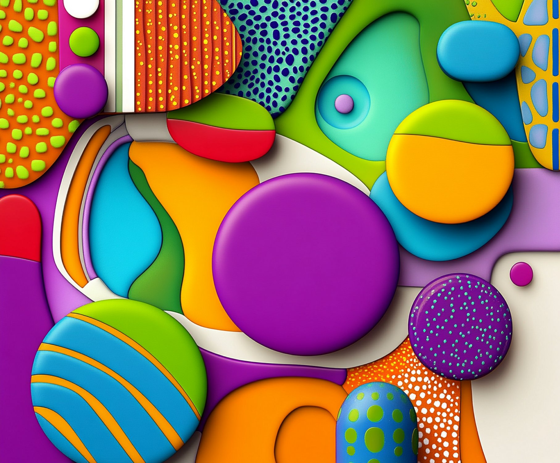 Jigsaw Puzzle | 80 pieces | colors and shapes | Jigidi