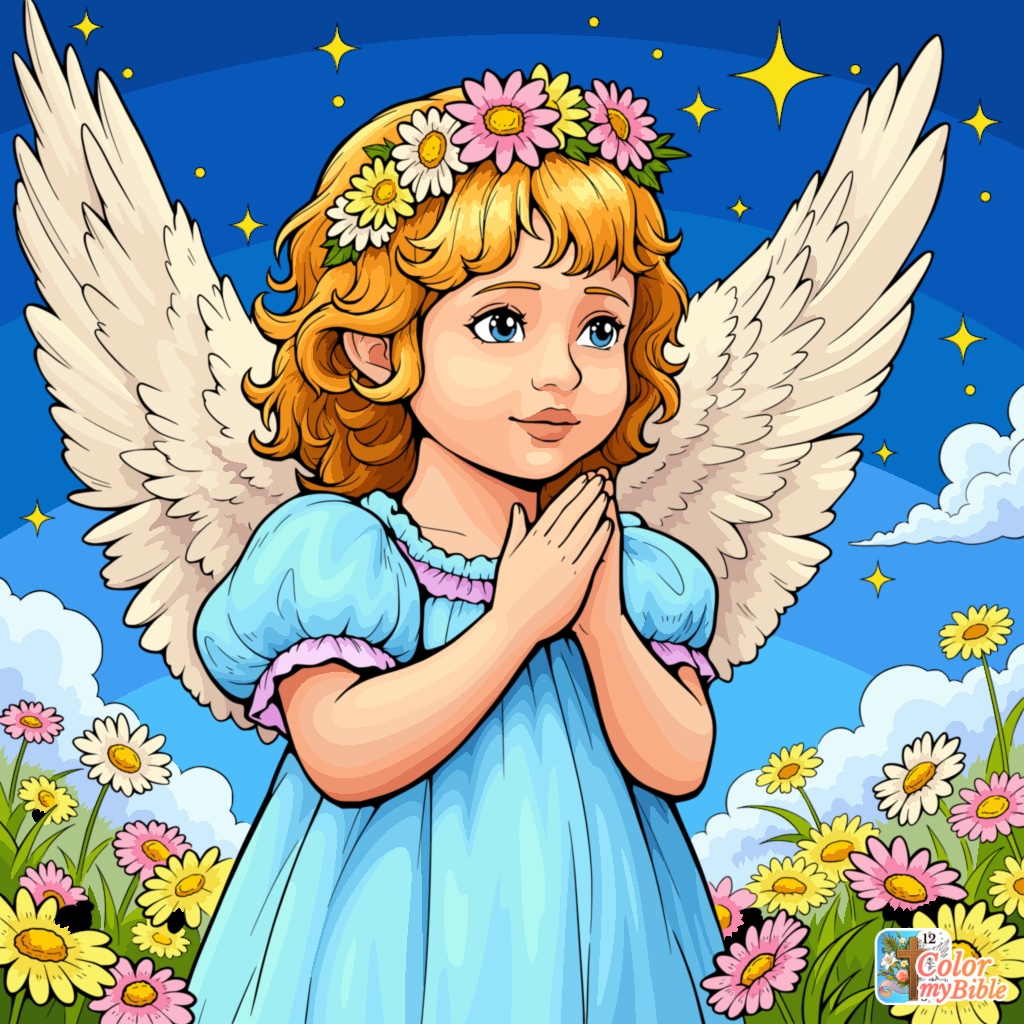 Solve Beautiful angel jigsaw puzzle online with 100 pieces