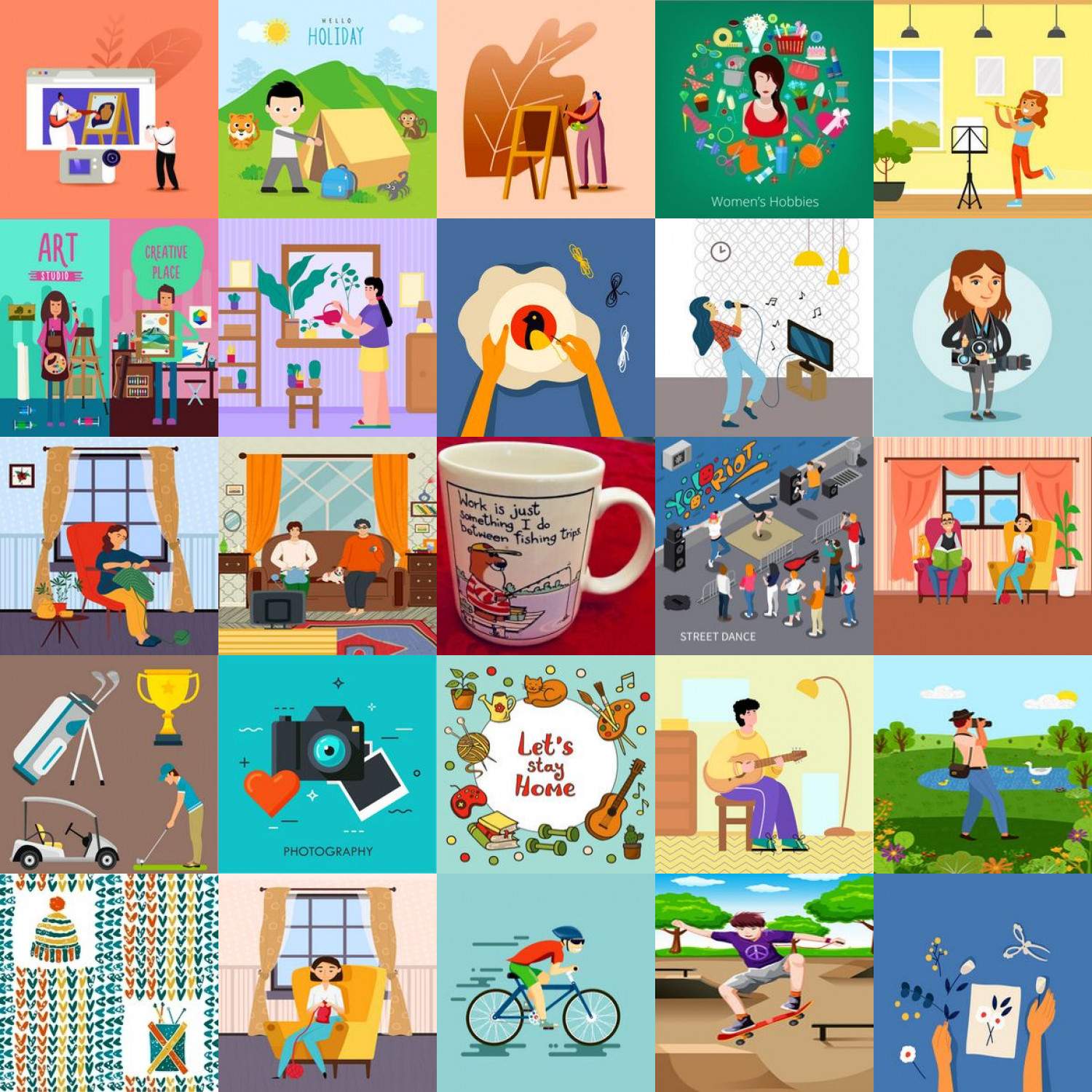 Solve Hobbies & Pasttimes II 109a jigsaw puzzle online with 324 pieces