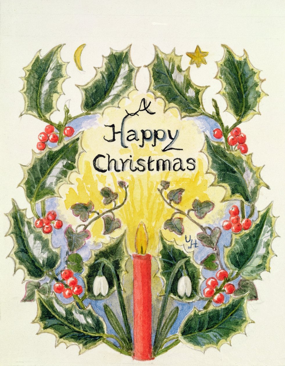 Solve Ursula Hodgson - A Happy Christmas jigsaw puzzle online with 99 ...