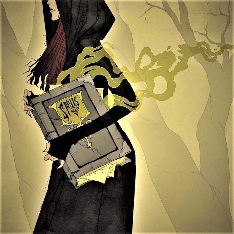 Solve spells jigsaw puzzle online with 121 pieces