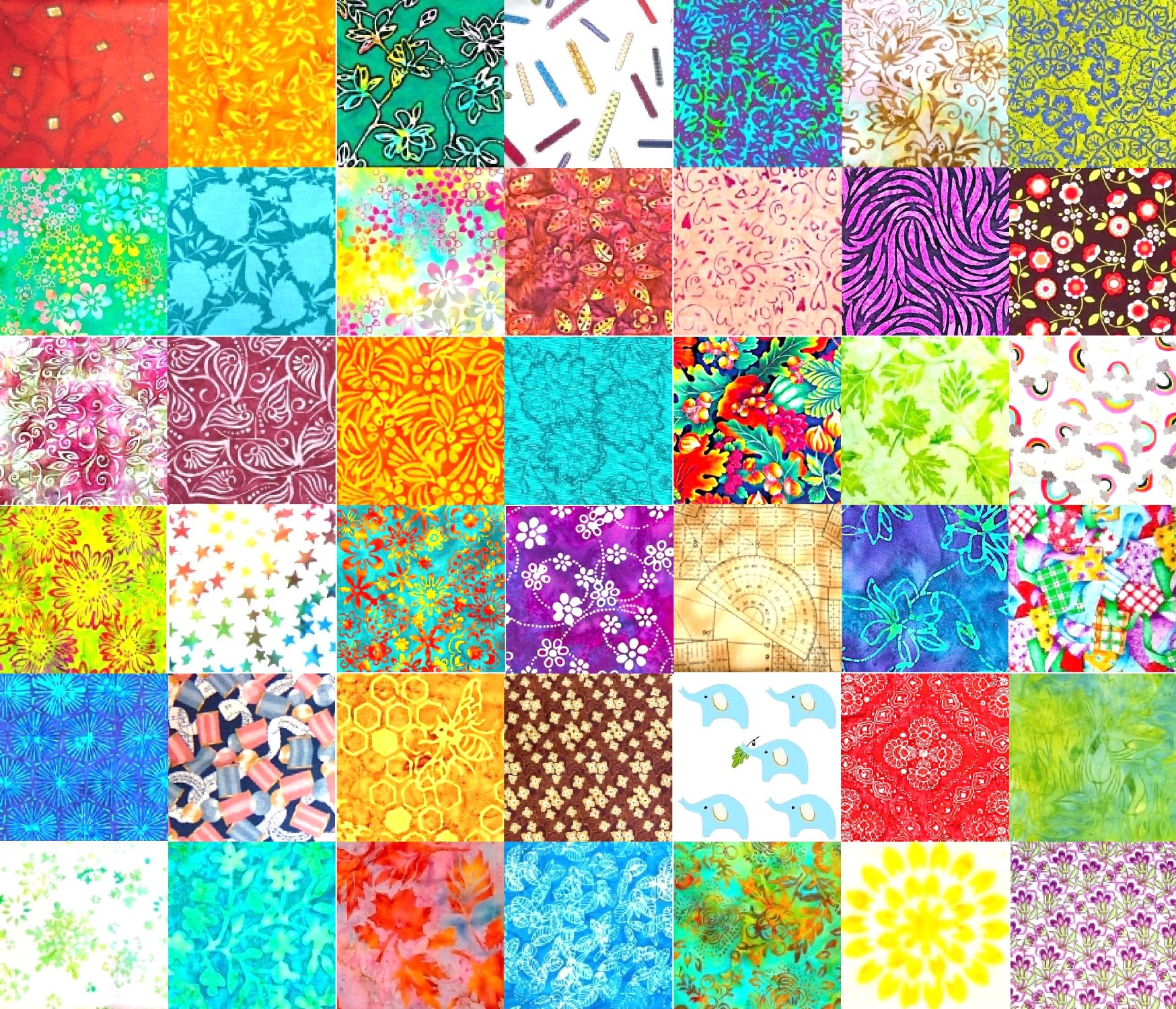 Solve PATCHWORK ANTHOLOGY 11 jigsaw puzzle online with 72 pieces