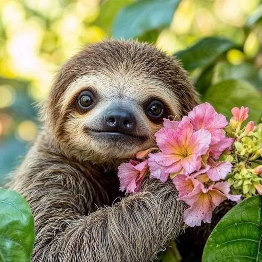 Solve Sloth jigsaw puzzle online with 64 pieces