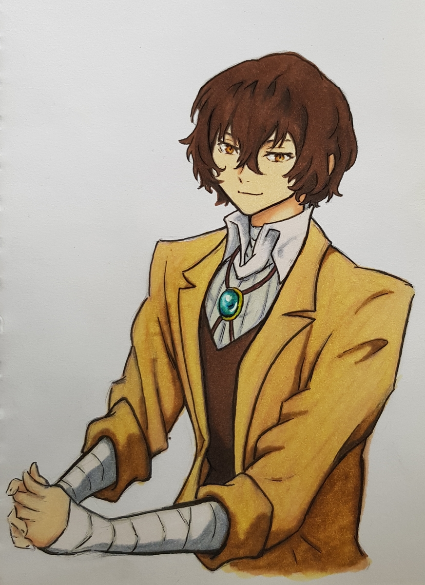 Solve Dazai fan art Large jigsaw puzzle online with 204 pieces