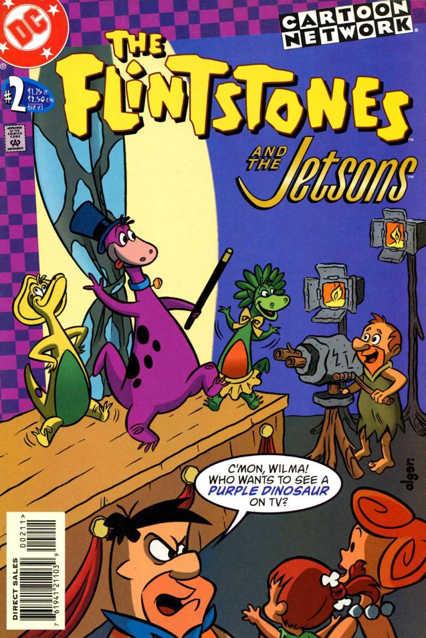 Solve The Flintstones And The Jetsons: The Purple Dinosaur jigsaw ...