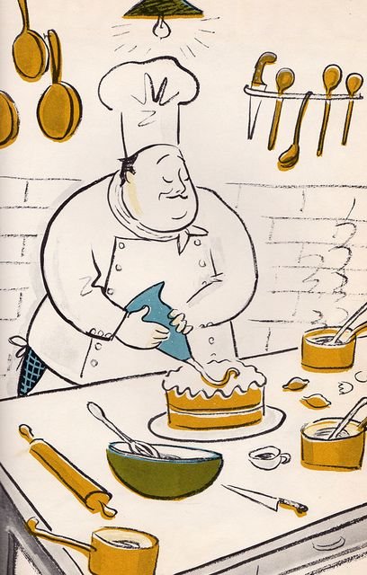 Solve The Baker jigsaw puzzle online with 70 pieces