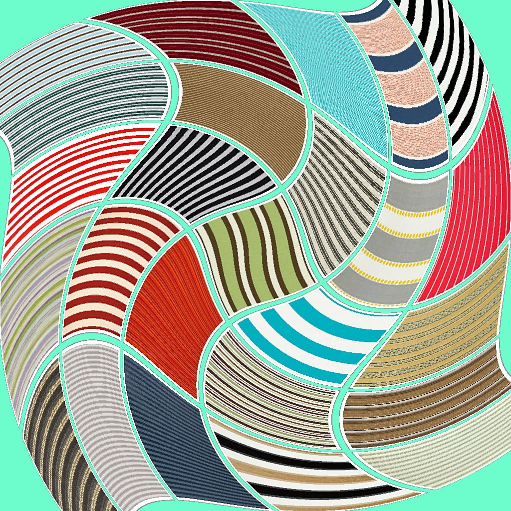 Solve swirly stripes jigsaw puzzle online with 225 pieces