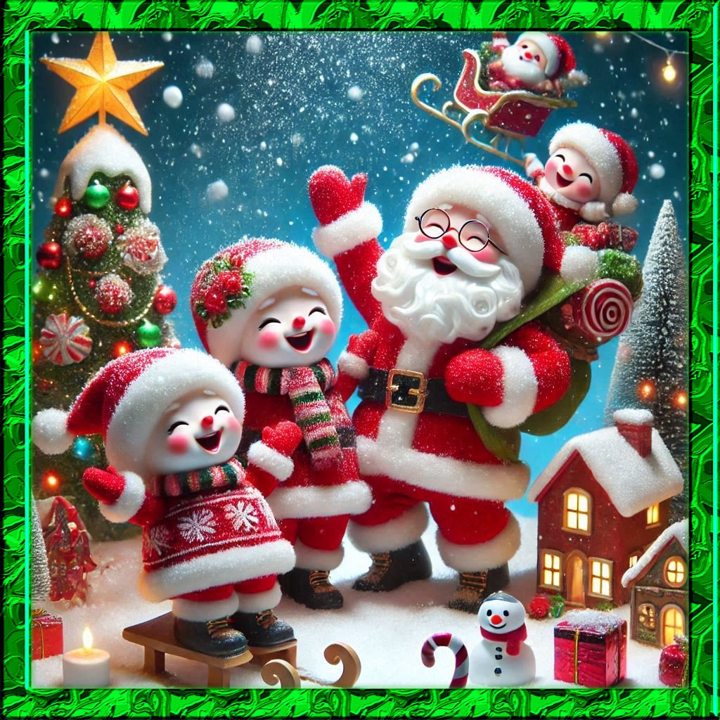 Solve Santa J 22 12 2024 (2) jigsaw puzzle online with 64 pieces