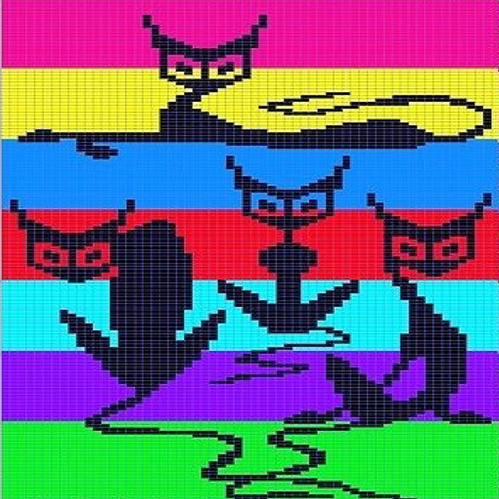 Solve Skulking prowler cats jigsaw puzzle online with 81 pieces